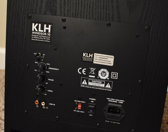 KLH Windsor 10 Subwoofer review – HIFI Sound Enthusiast